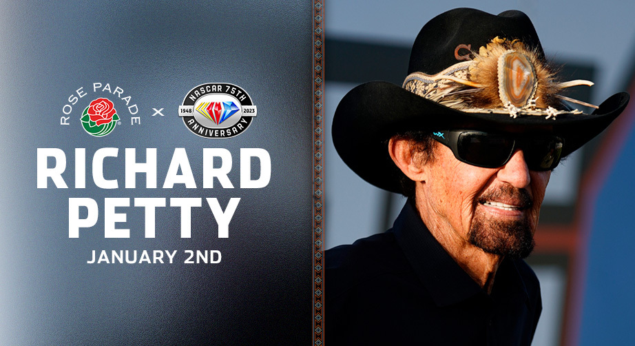 NASCAR Hall of Famer Richard Petty will ride in the 2023 Rose Parade ...