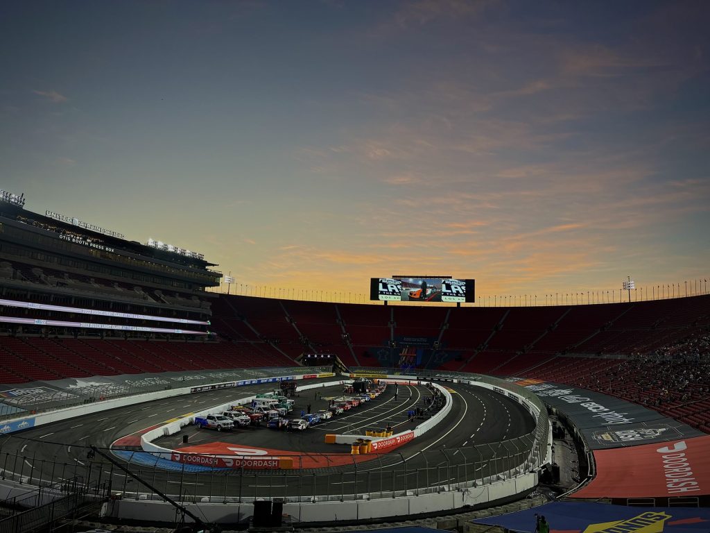 Justin Haley wins pole position for Busch Light Clash at the Coliseum ...